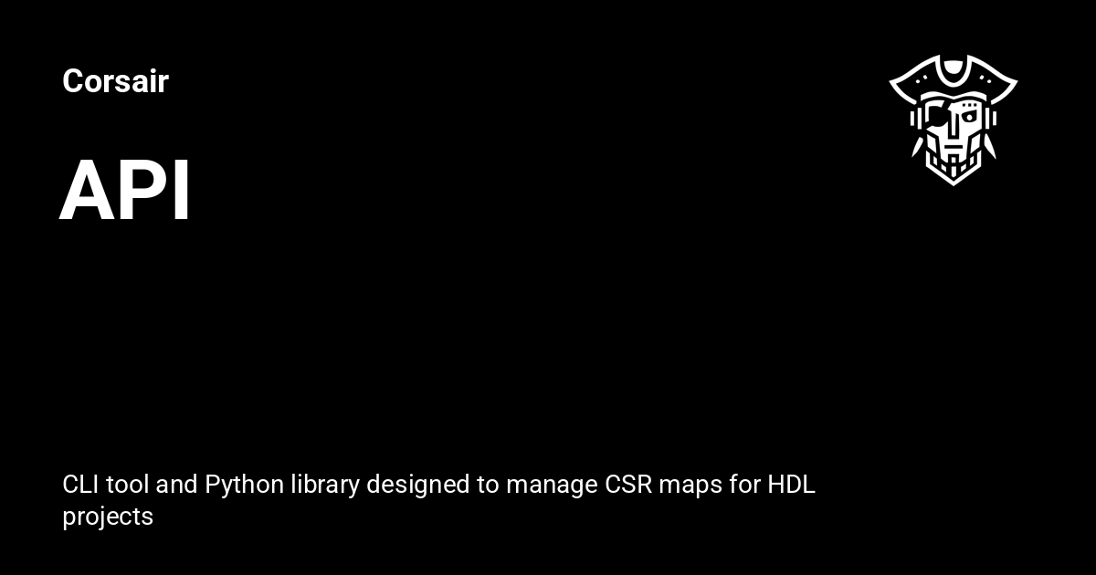 API - Corsair