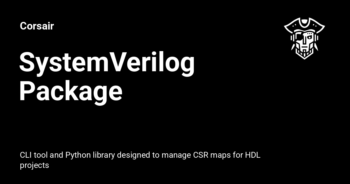 SystemVerilog Package - Corsair