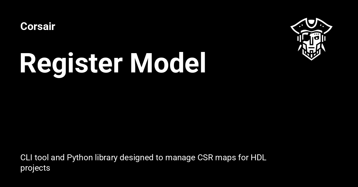 Register Model - Corsair